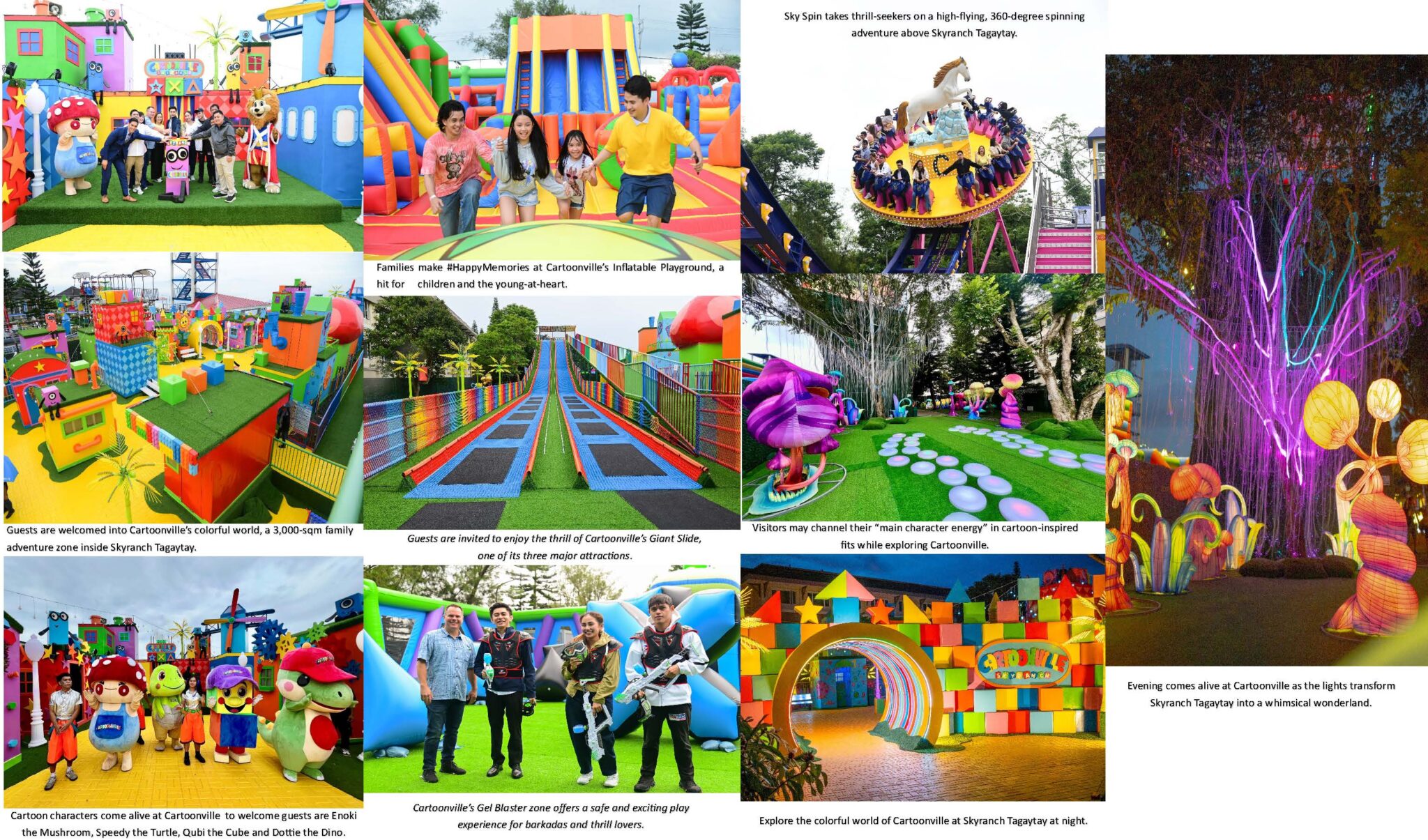 Skyranch Tagaytay Levels Up Fun with Cartoonville and Sky Spin – Hanep.net